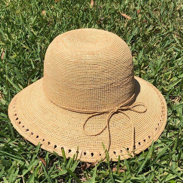 Raffia Sun Hat - Etsy