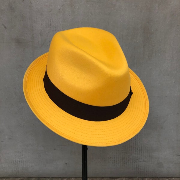 Man Yellow Hat - Etsy