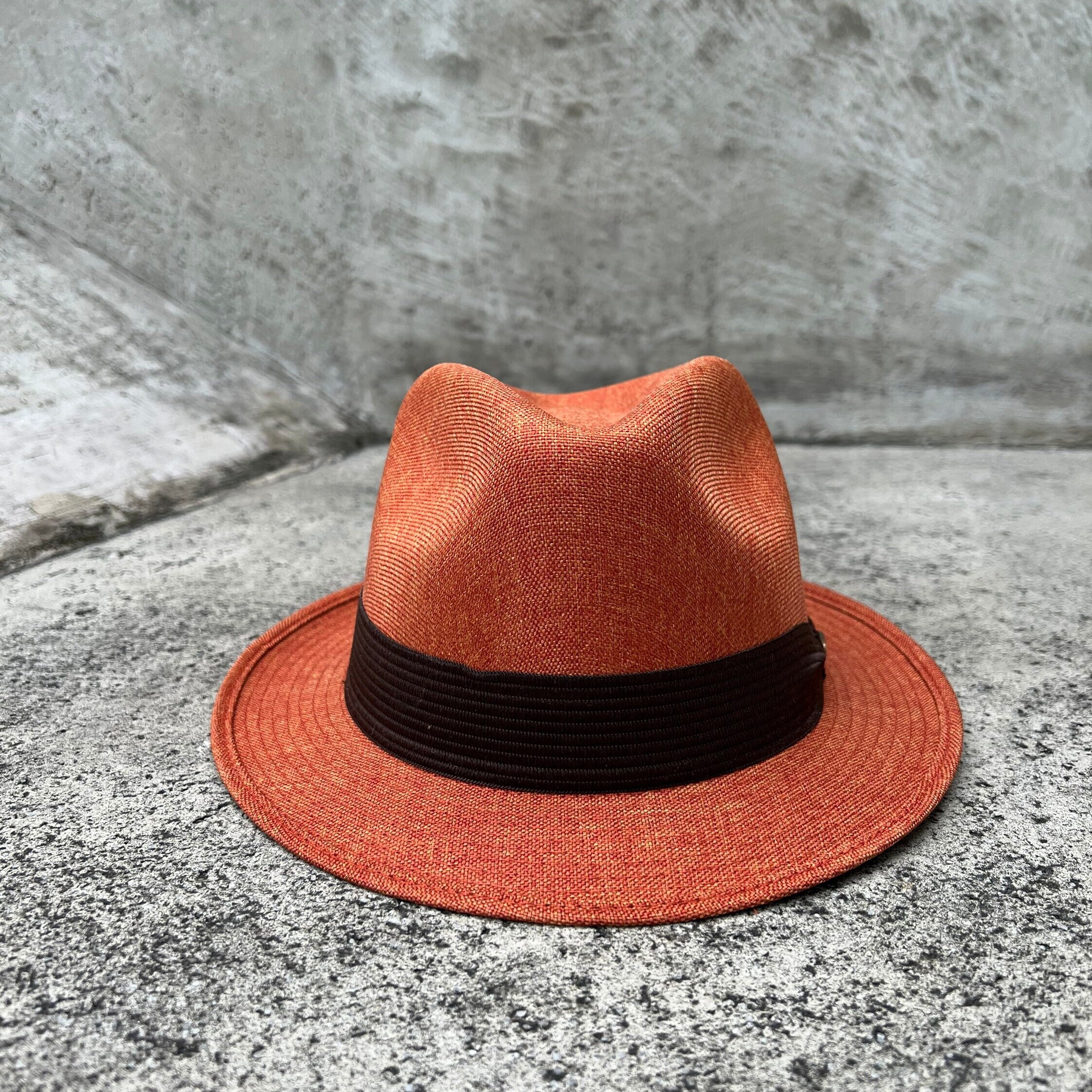 Orange Fedora Hat Sturdy Hat Fedora for Men Fedora for - Etsy