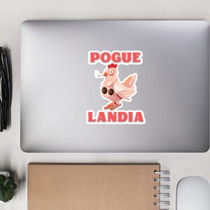Poguelandia Pogue Landia Outer Banks Pogues Vs Kooks 5.5 X 5.5 Decals ...