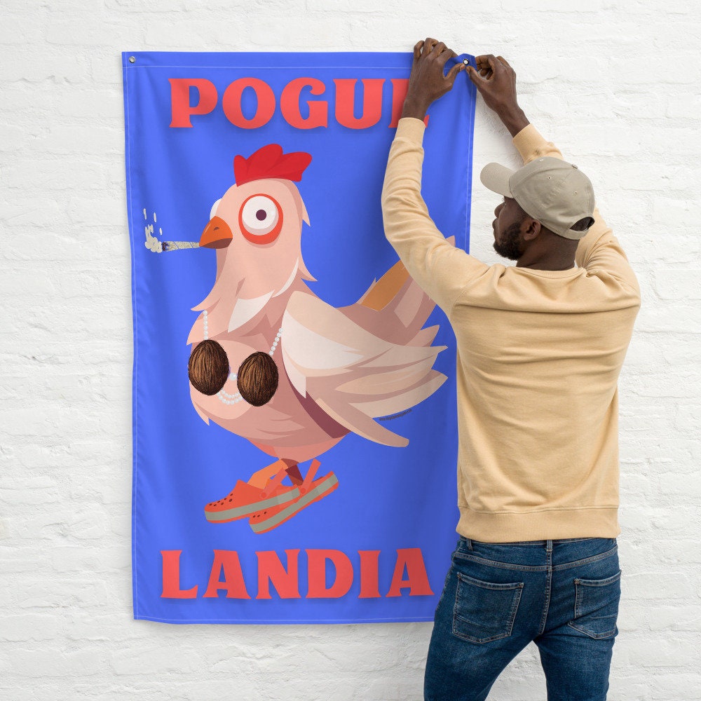 Poguelandia Pogue Landia Flag Pogue Vs Kooks Life Of Pogues On The Outer Banksflag For The