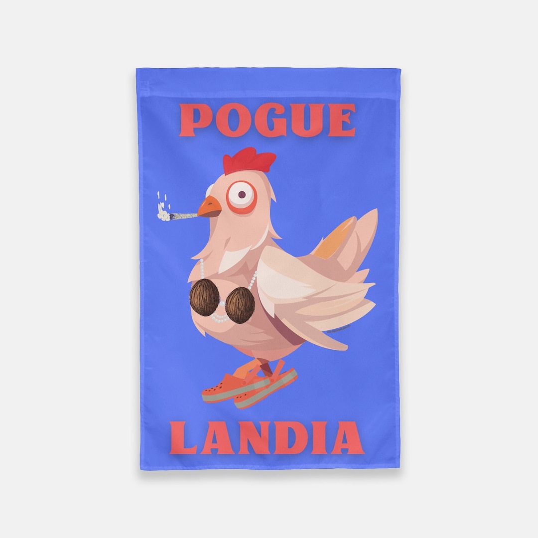 POGUELANDIA Garden Flag 24 X 36,pogue Vs Kooks, Life of Pogues on the ...