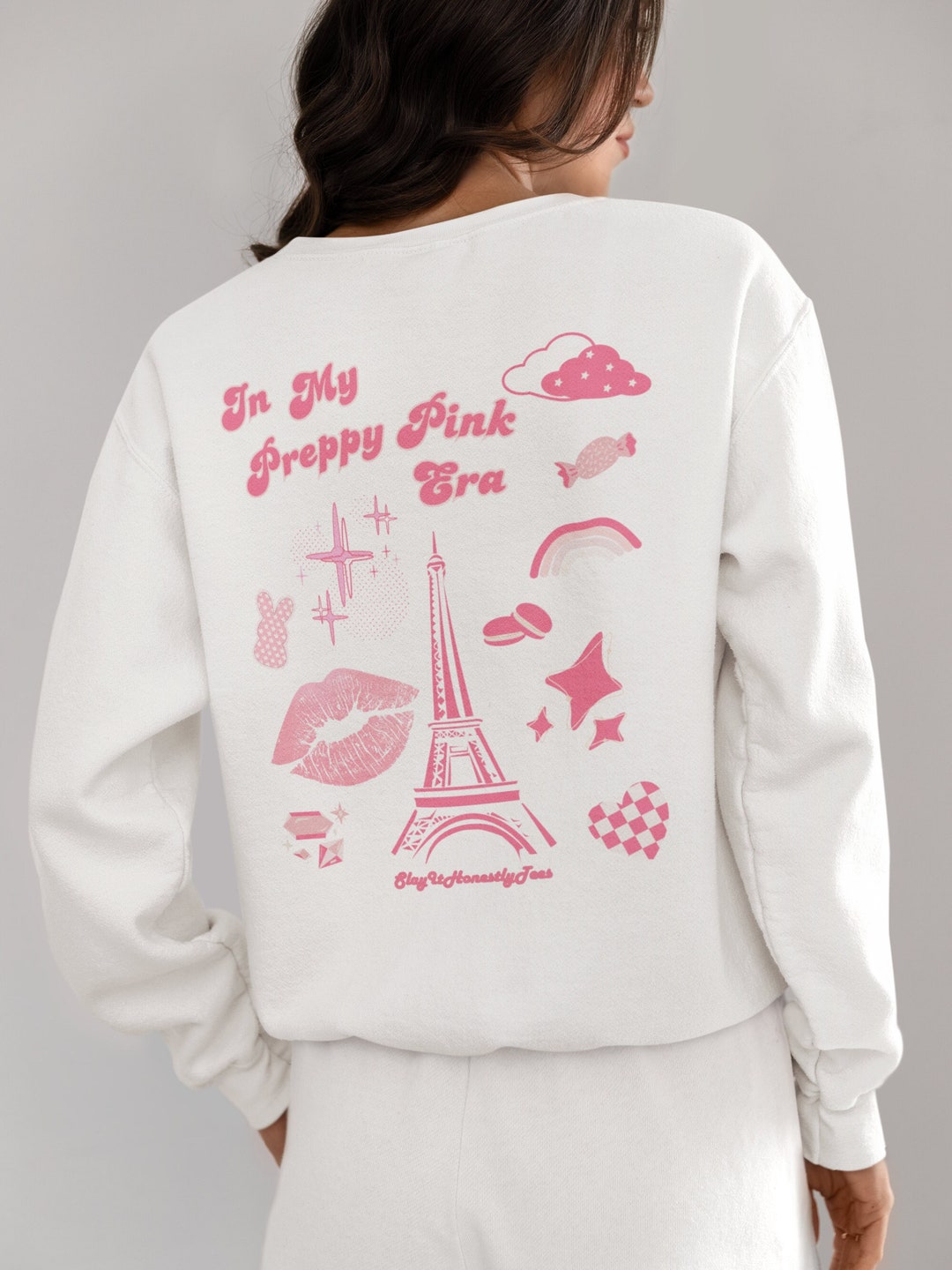 In My Preppy Pink Era Comfort Colors Sweatshirt for Her, Preppy ...
