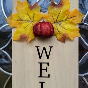 Fall Wooden Welcome Sign, Welcome Signs, Fall Decor, Home Decor, Fall ...