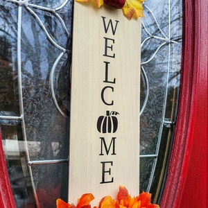 Fall Wooden Welcome Sign, Welcome Signs, Fall Decor, Home Decor, Fall ...