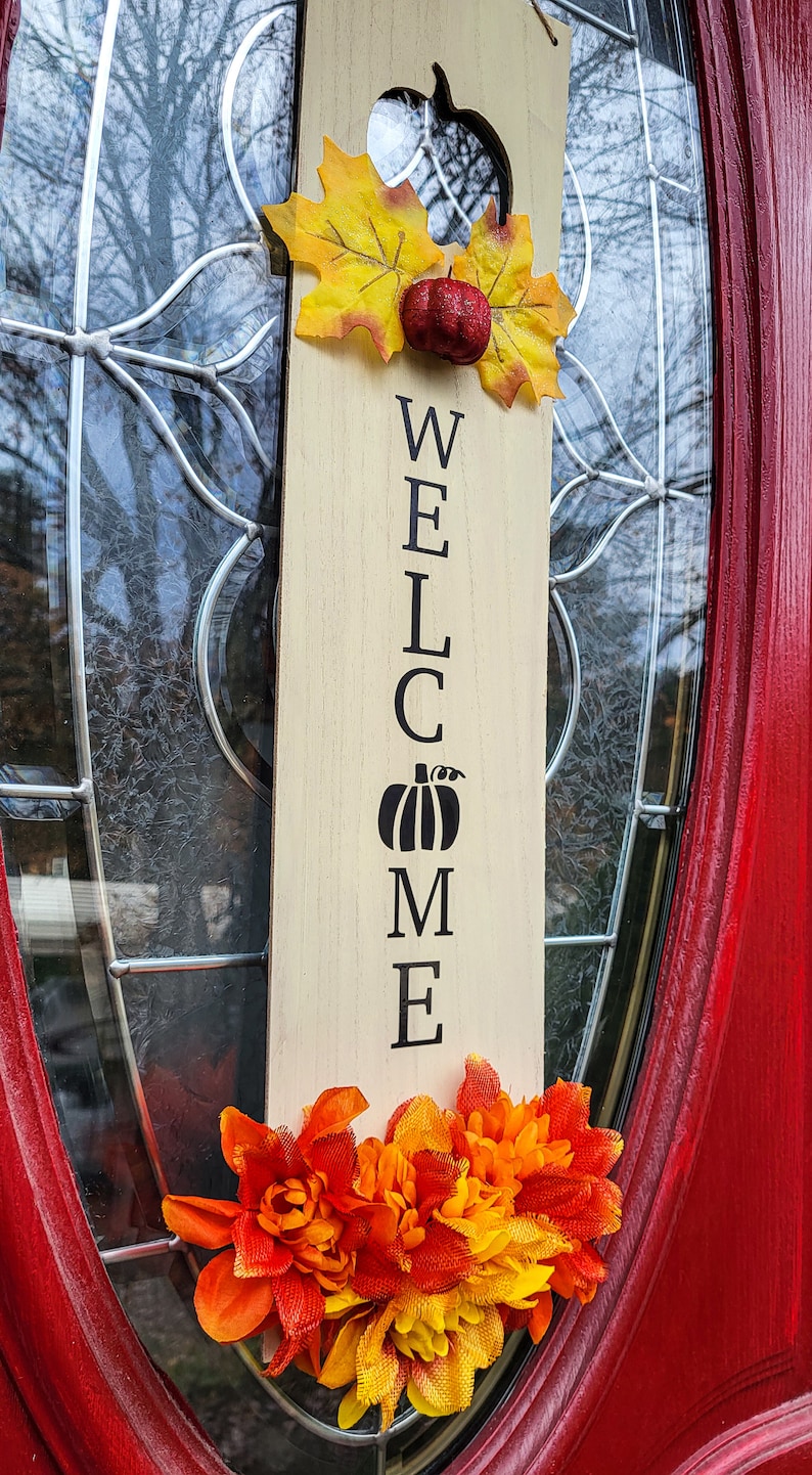 Fall Wooden Welcome Sign, Welcome Signs, Fall Decor, Home Decor, Fall ...