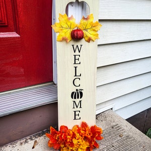 Fall Wooden Welcome Sign, Welcome Signs, Fall Decor, Home Decor, Fall ...