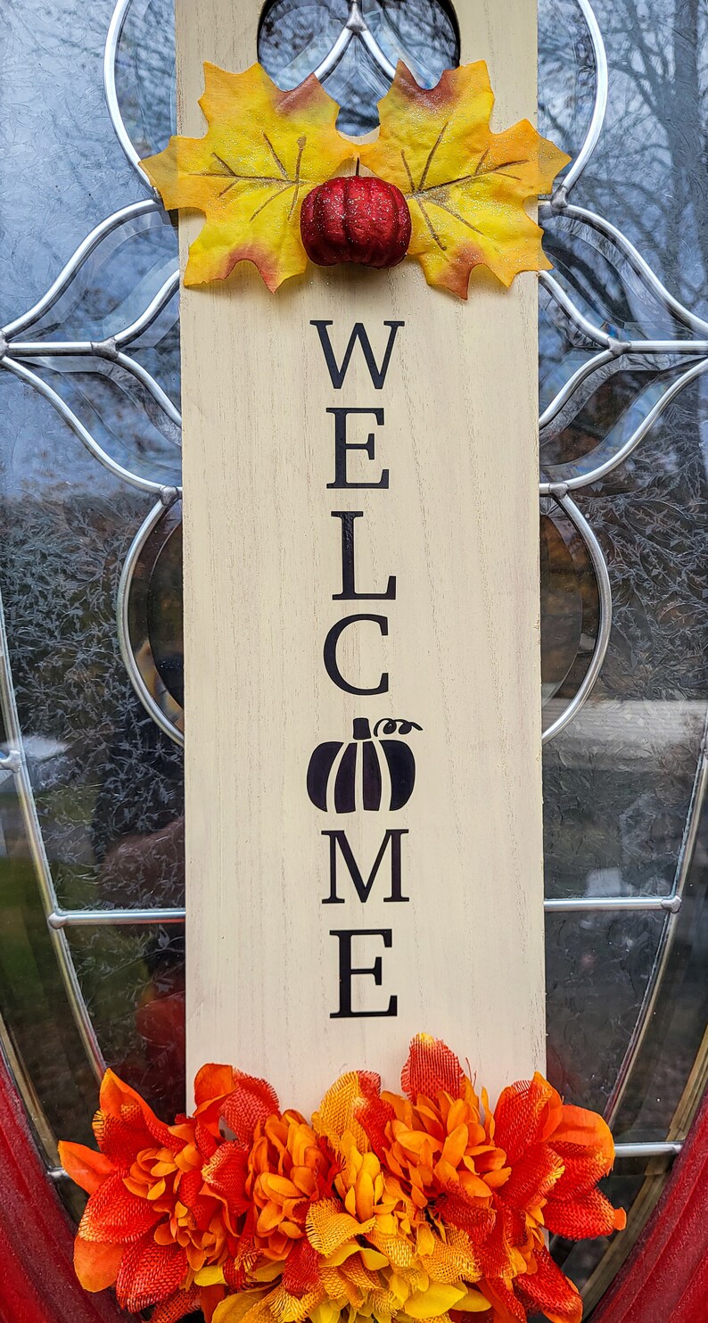 Fall Wooden Welcome Sign, Welcome Signs, Fall Decor, Home Decor, Fall ...