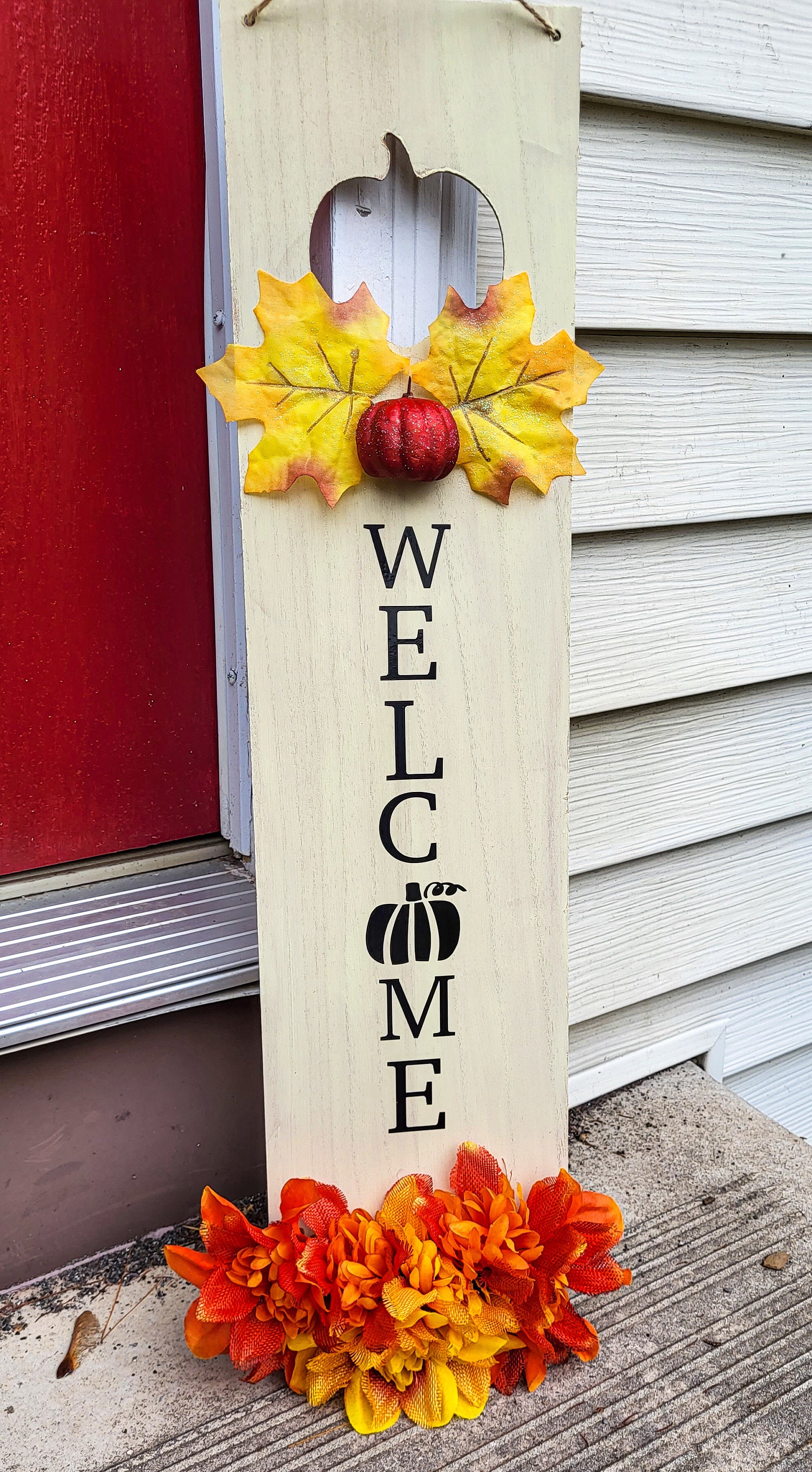 Fall Wooden Welcome Sign, Welcome Signs, Fall Decor, Home Decor, Fall ...