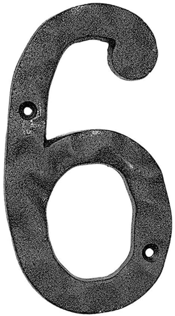 House Address Numbers Black Metal 5.5 Inch Home Number US | Etsy