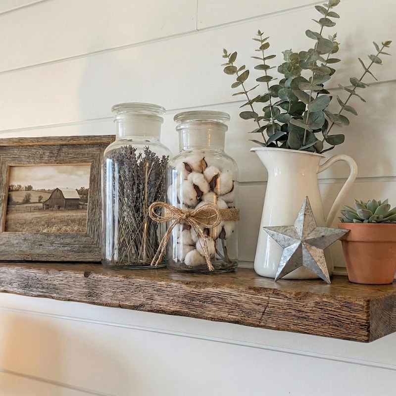 Live Edge Floating Desk - Etsy
