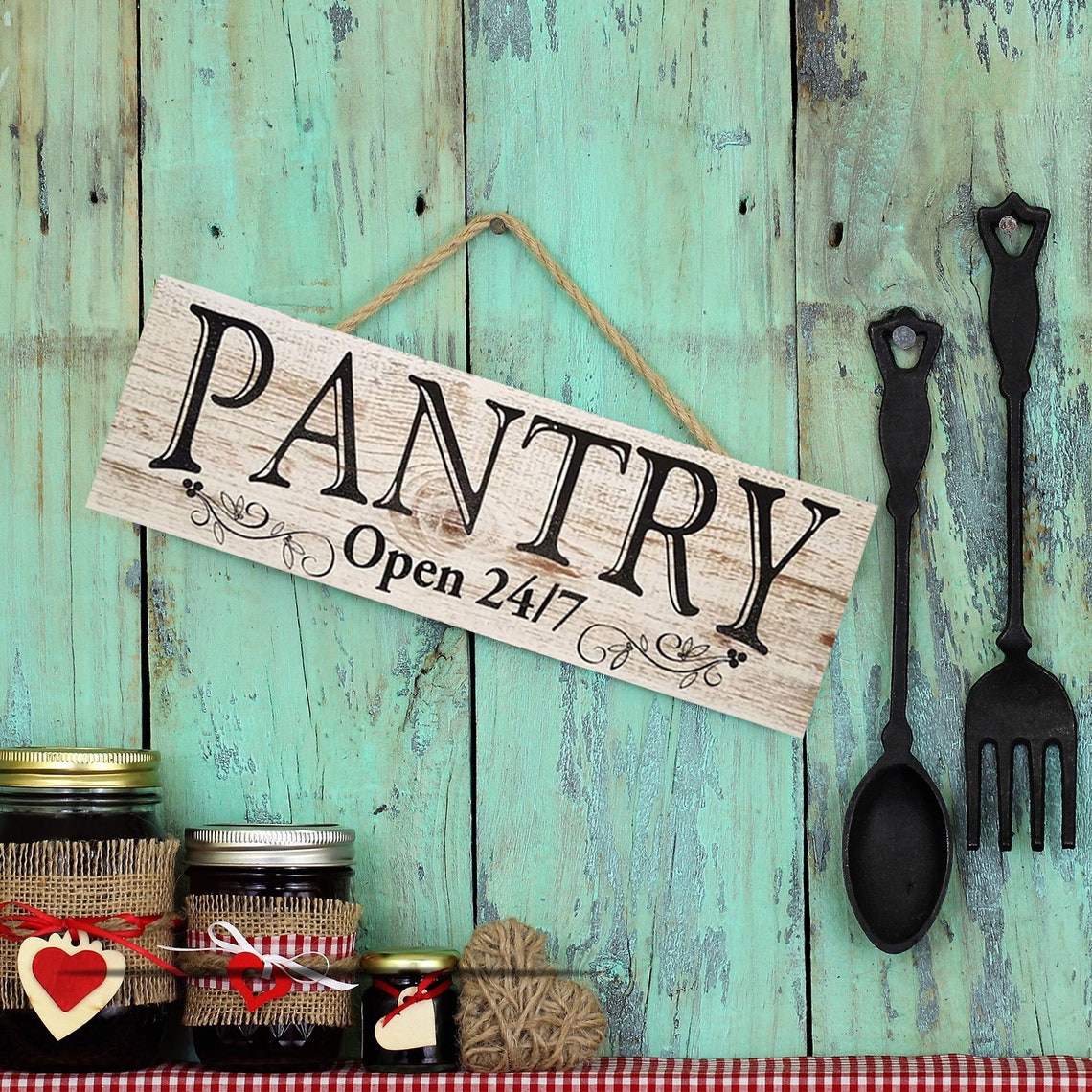 Pantry Sign Rustic Kitchen Decor Farmhouse Kitchen Wall Decor - Etsy