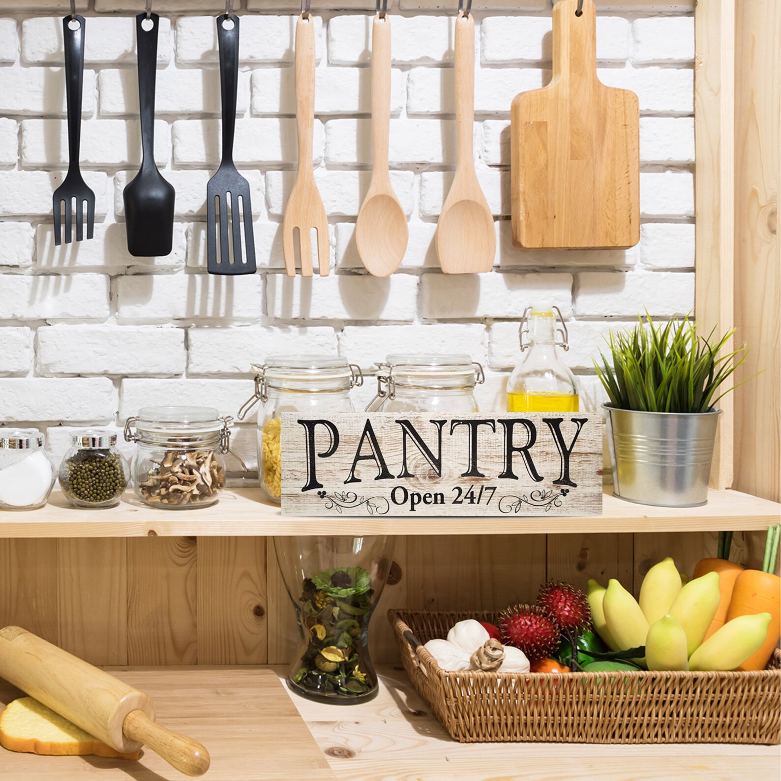 Pantry Sign Rustic Kitchen Decor Farmhouse Kitchen Wall Decor - Etsy