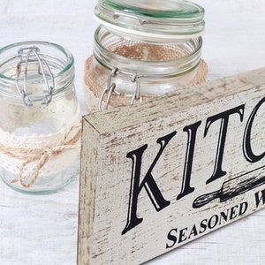 Kitchen Sign Rustic Farmhouse . Distinctive Kitchen Wall Decor. - Etsy