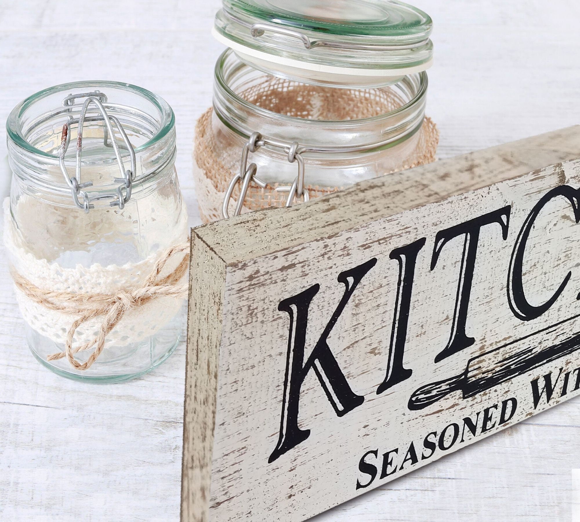 Kitchen Sign Rustic Farmhouse . Distinctive Kitchen Wall - Etsy
