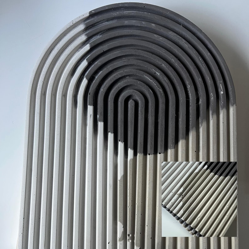 XXL Arch Tray, Decorative Tray, Arch Tray, Rainbow, Beige White ...