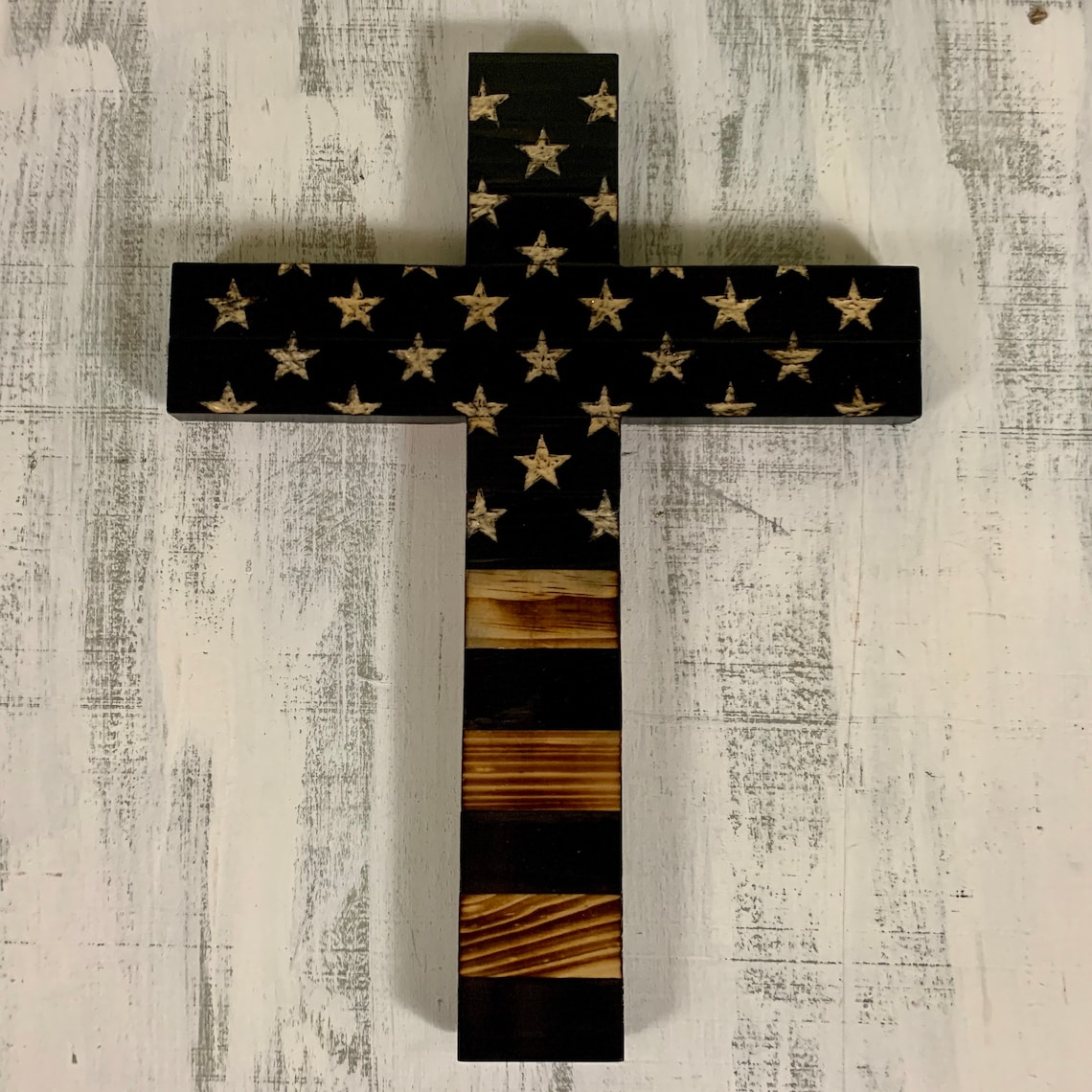 American flag cross Christian cross wood cross patriotic | Etsy