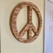 Wooden Repurposed Peace Sign, Wood Sign, Hand Made, Rustic Peace Sign ...
