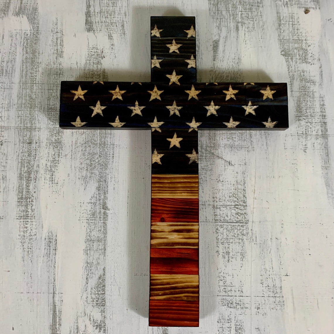 American flag cross Christian cross wood cross patriotic | Etsy