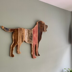 Rustic Labrador Retriever Sign, Lab Dog Plaque, Labrador Standing ...