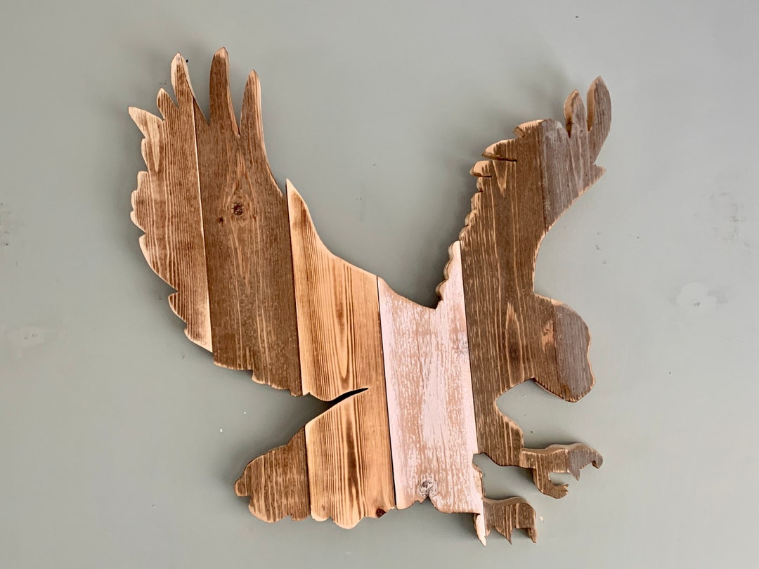 American Bald Eagle Wooden Sign,bald Eagle, Rustic Sign, Patriotic Sign ...