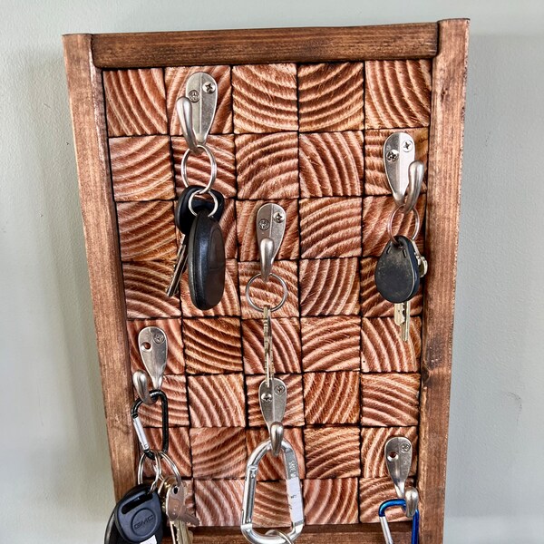 Wooden Key Holder - Etsy