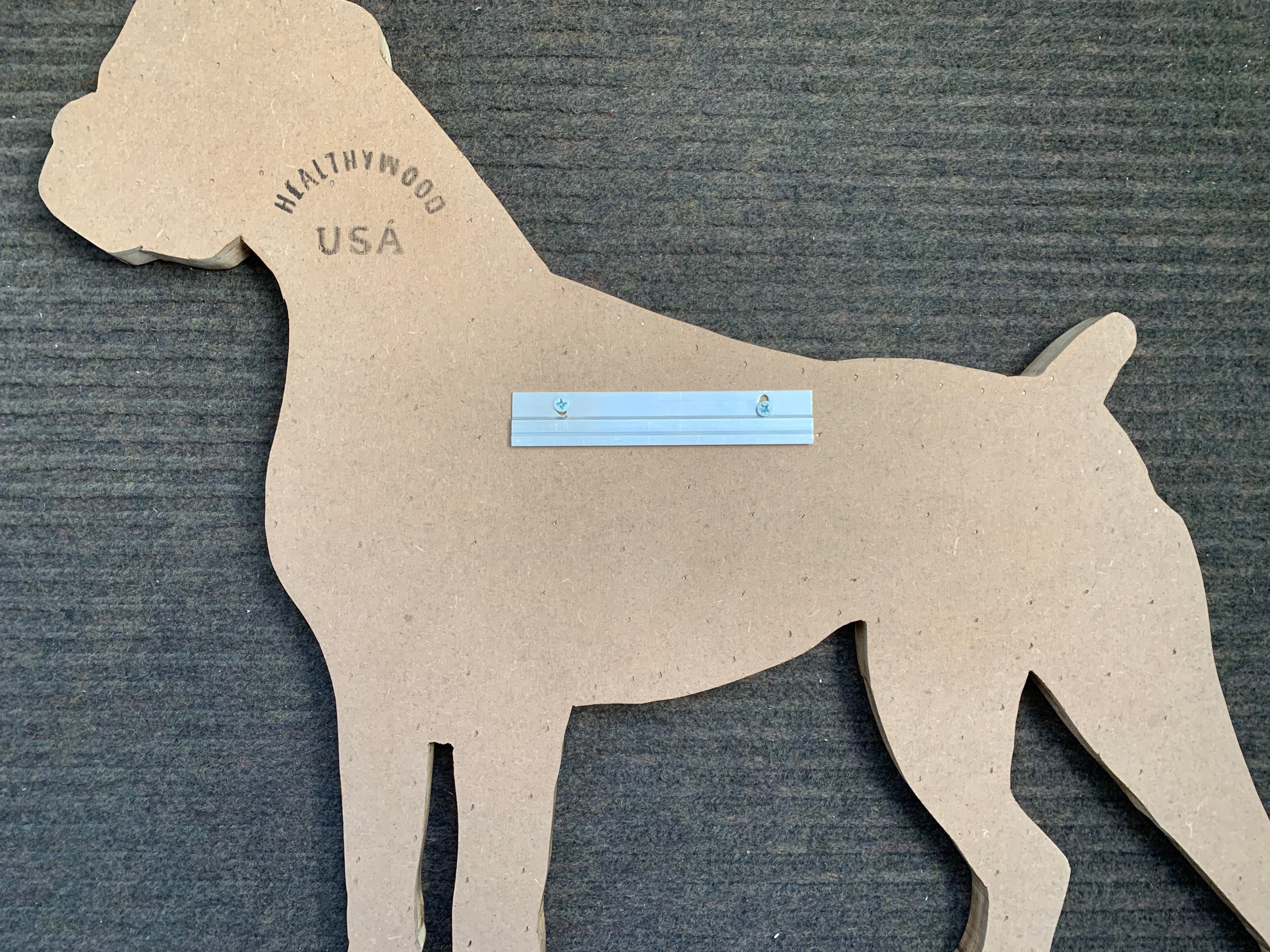 Boxer Dog Silhouette Wood Boxer Dog Barn Wood Reclaimed - Etsy