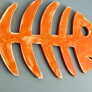 Wooden Fish Skeleton Sign,fish Bones Sign,fishing Gift,kids Room,child ...