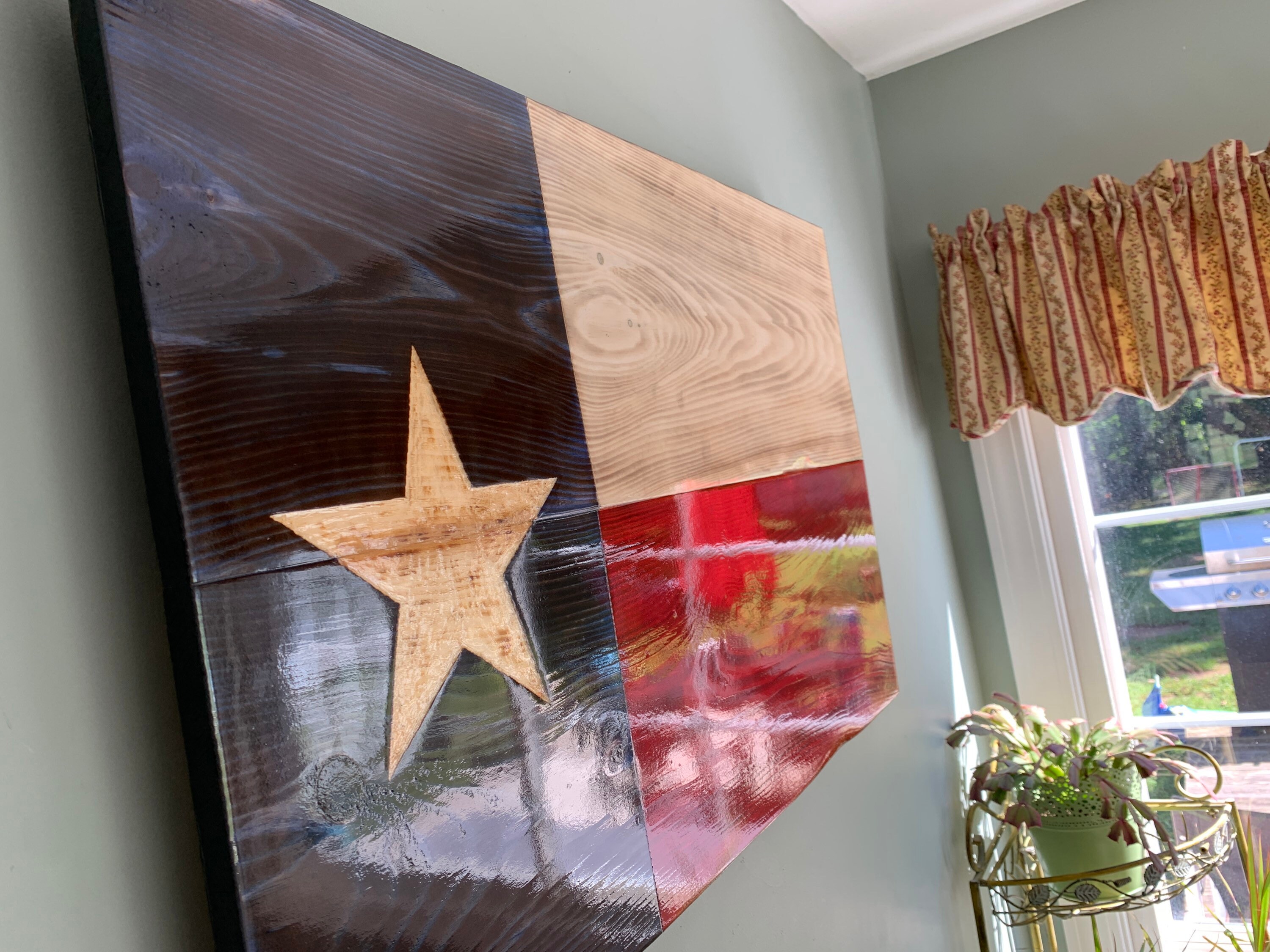 Texas State Flag, Rustic Texas Flag, Burned Wood, Gift for Him,gift for ...