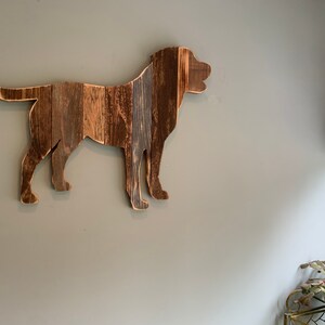 Rustic Labrador Retriever Sign, Lab Dog Plaque, Labrador Standing ...