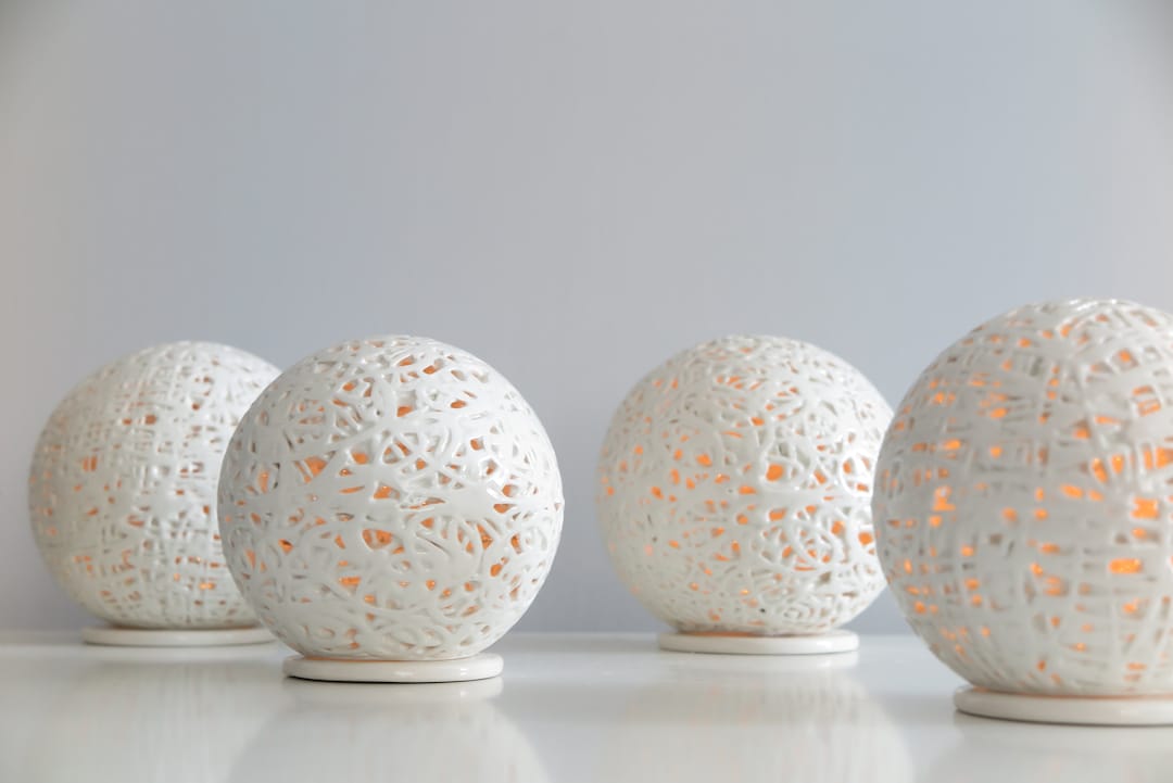 Ceramic Tea Light Candle Holder Sphere Candle Lantern - Etsy UK