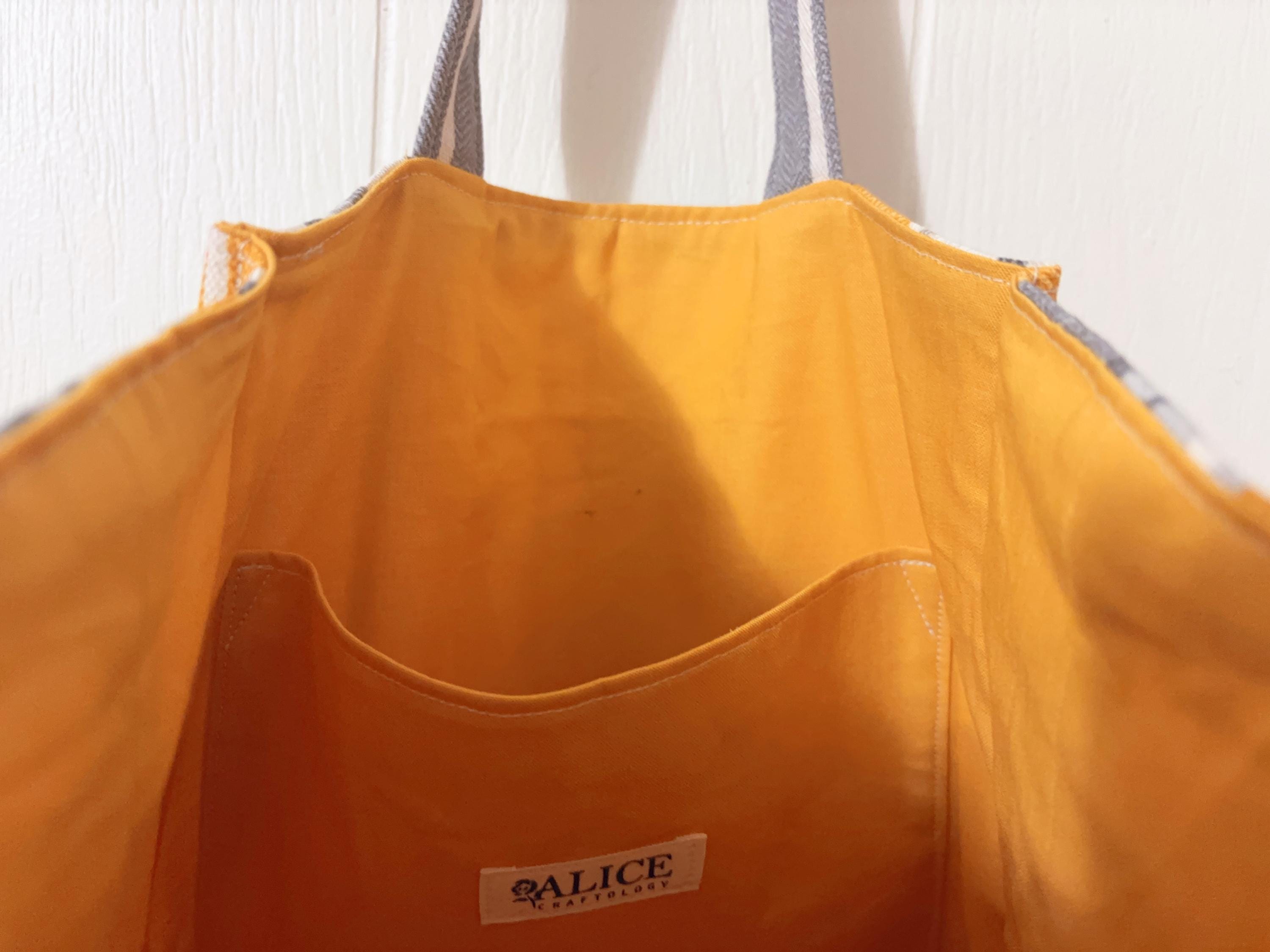 Straight Line Patterns Paper Style Tote Bag/tote Bag/linen Material ...