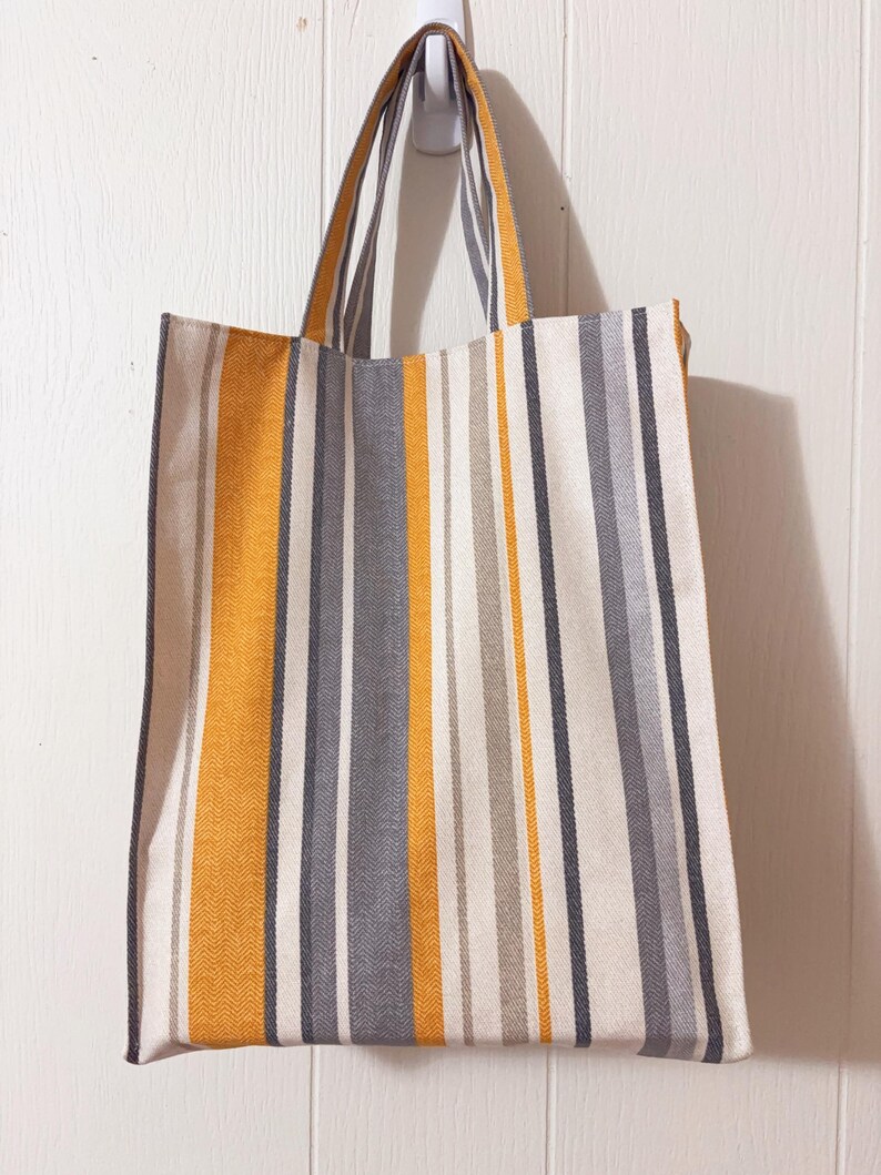 Straight Line Patterns Paper Style Tote Bag/tote Bag/linen Material ...