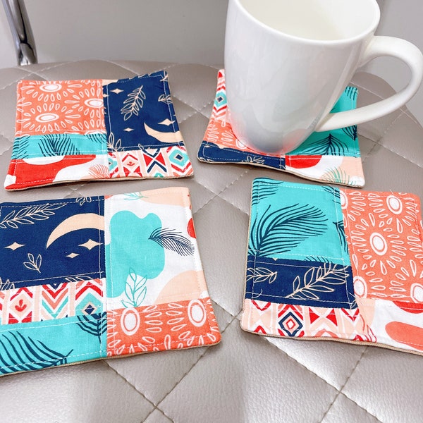 Fabric Coasters - Etsy