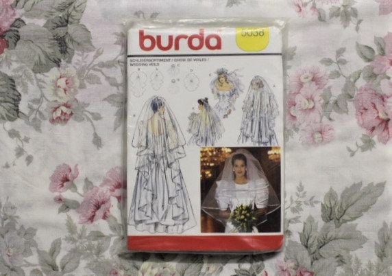Burda Pattern 5038 Wedding Veils - Etsy