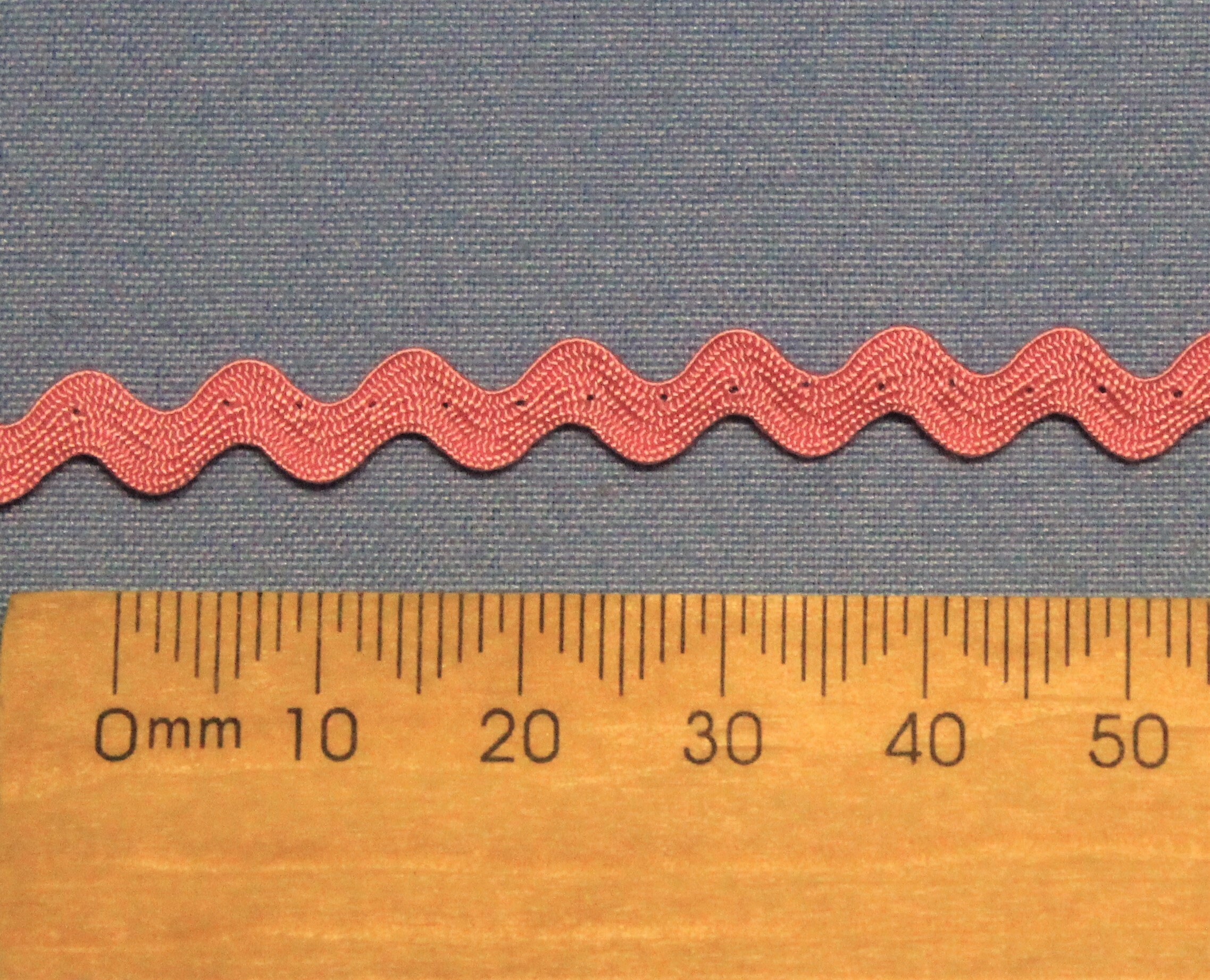 2 Lengths of Pink Rick Rack - Etsy