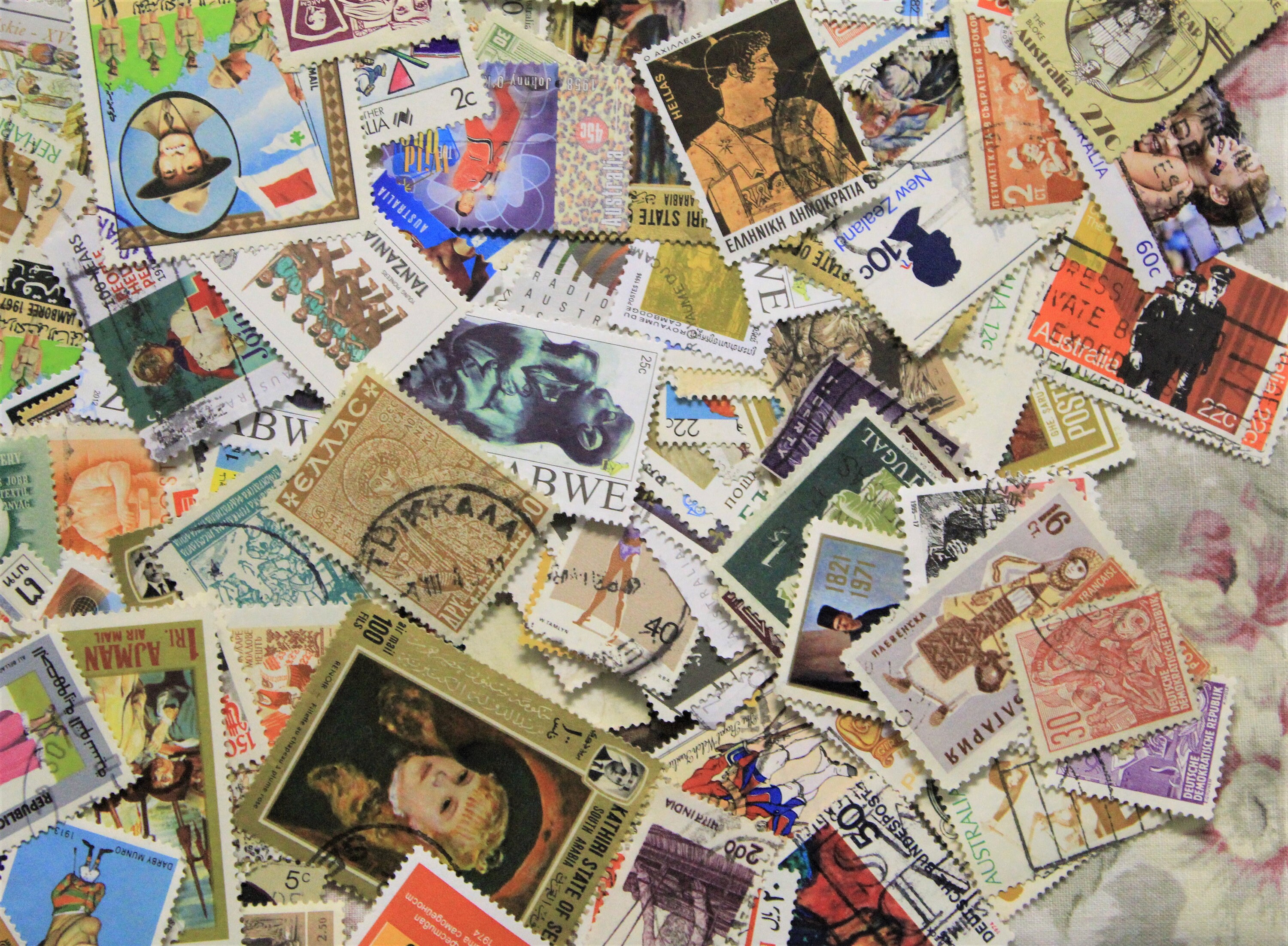 50 Random People Stamps - Etsy