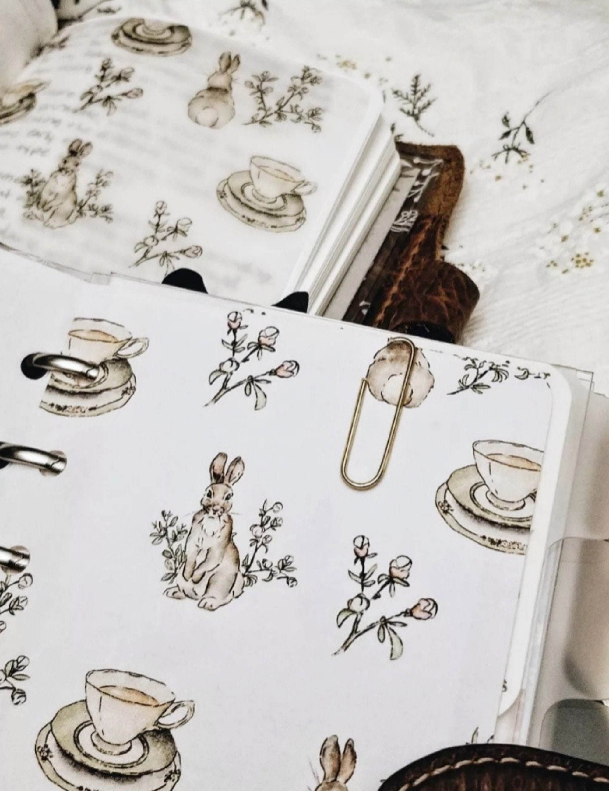 Bunnies Dashboard Printable, Planners, Journals - Etsy