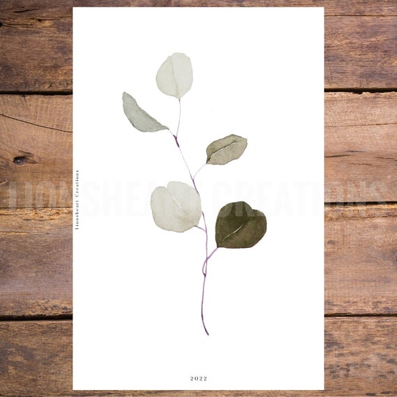 Simple Greenery Planner/journal Dashboard Multiple Sizes | Etsy