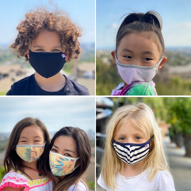 Kids Face Mask Childrens Washable Reusable Cloth Masks | Etsy