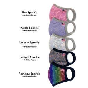 Kids Face Masks \ Mommy + Me Face Masks for Girls \ Pretty Printed ...