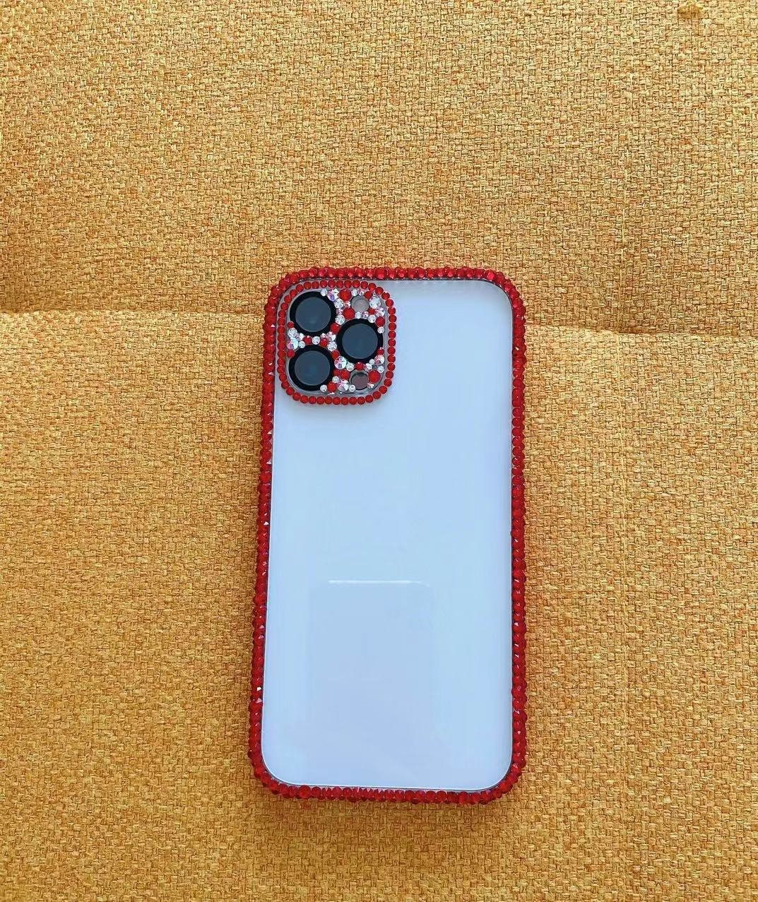 Sparkly Swarov Luxury Back Phone Cases Bumper Frame Full Sides Protect ...