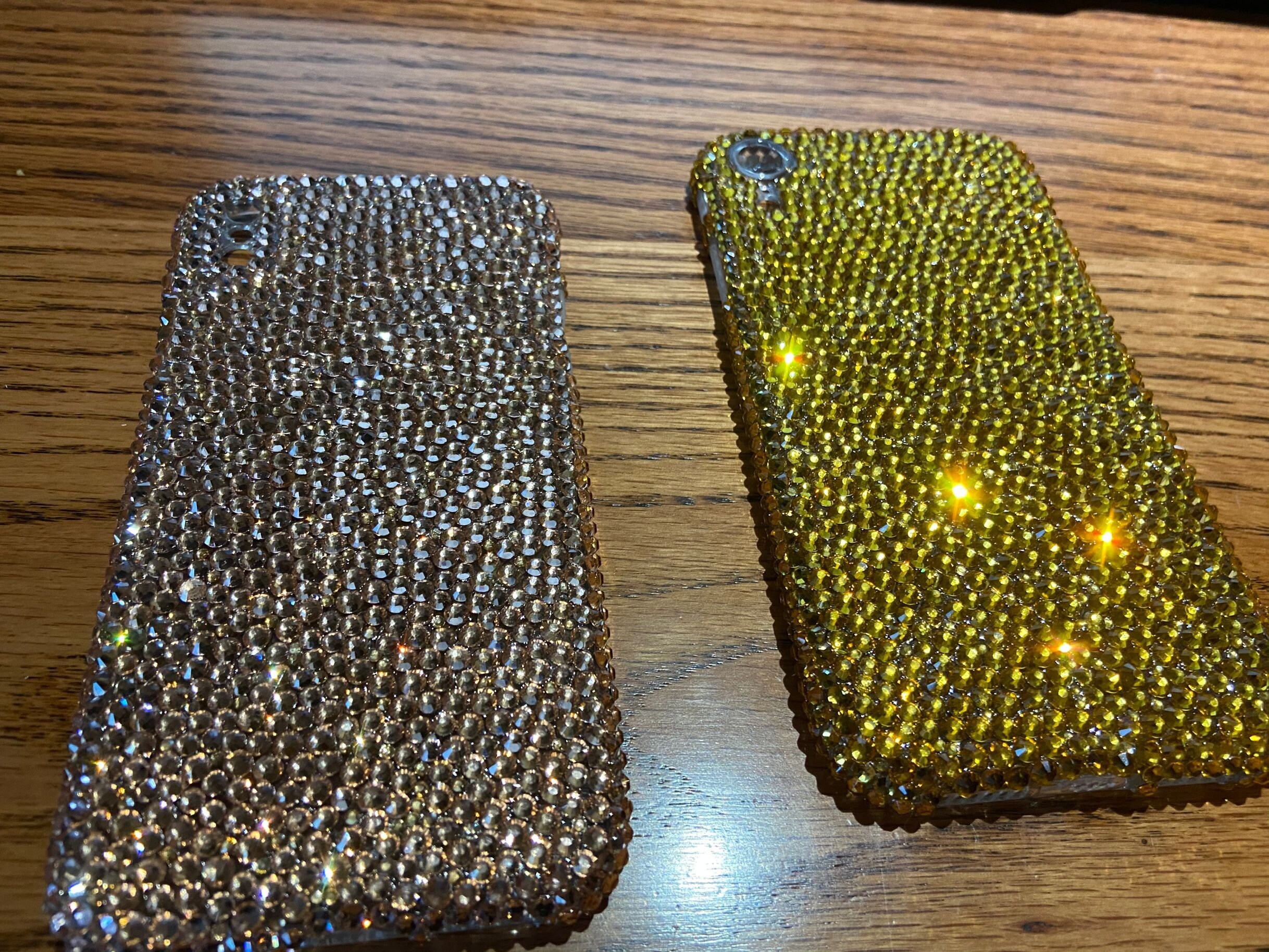 Hot Pink Swarov Crystal Ski Bling Out Phone Cases Full Sides Protect ...