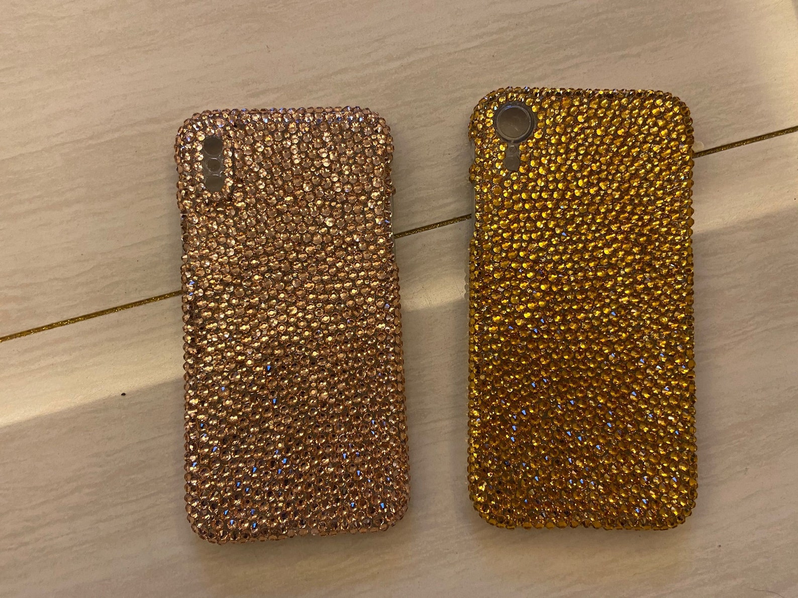 Hot Pink Swarov Crystal Ski Bling Out Phone Cases Full Sides Protect ...
