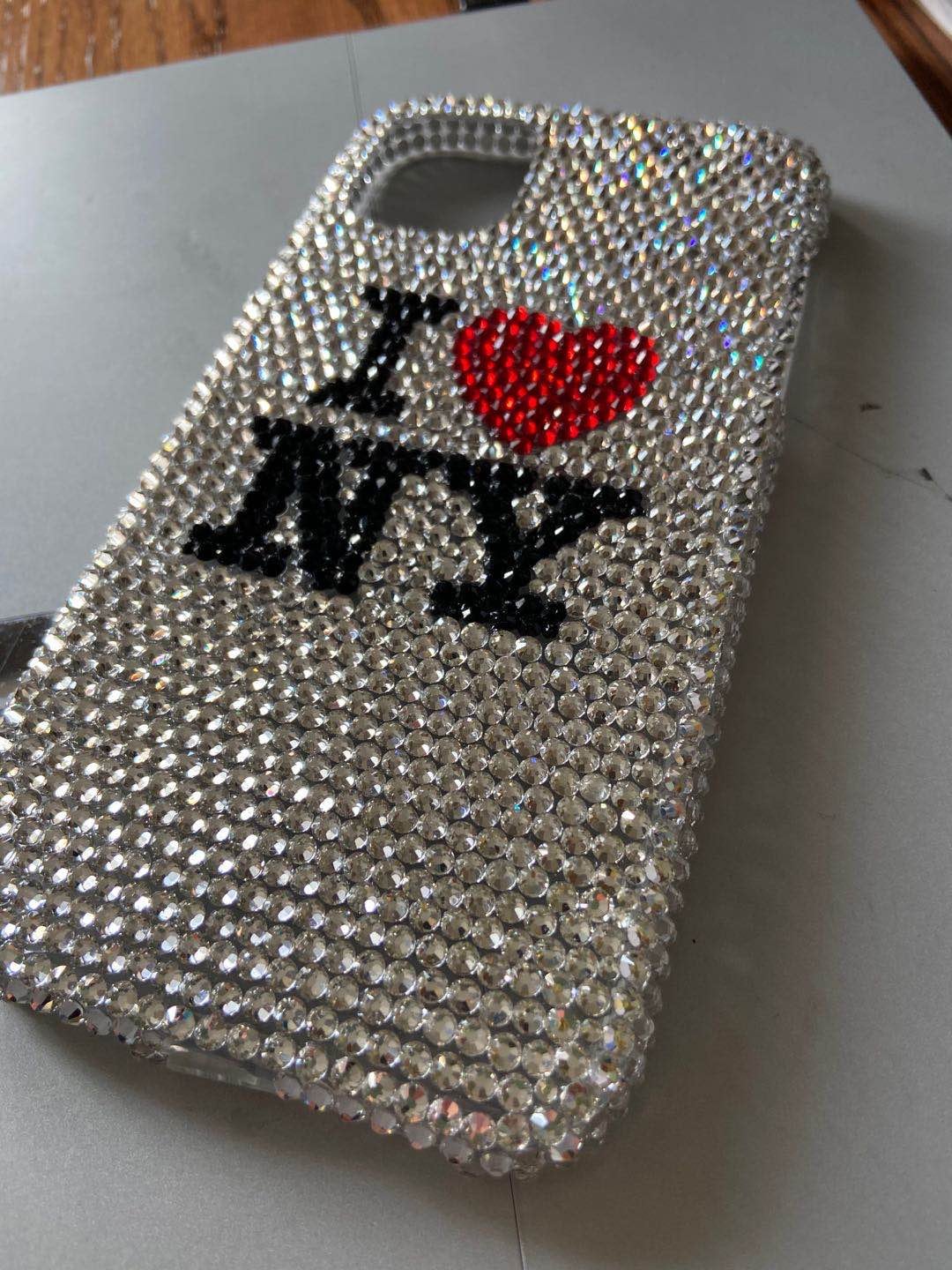 Unique Phone Cases for I Phone 11/12/13/14/15 /16 Pro Custom Rhinestone ...