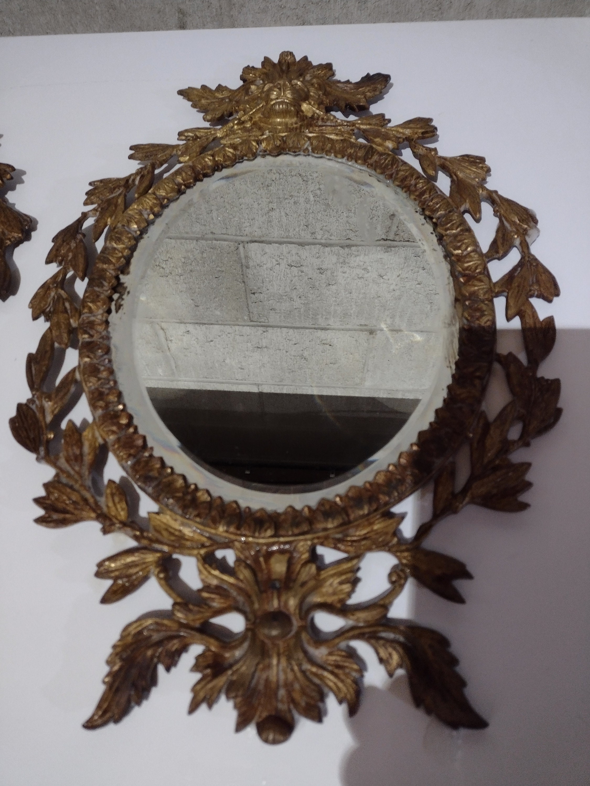 Lion Head Brass Mirrors - Etsy