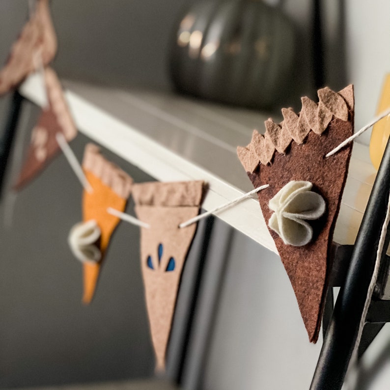 Fall Felt Banner Pie Banner Accent Banner Thanksgiving - Etsy