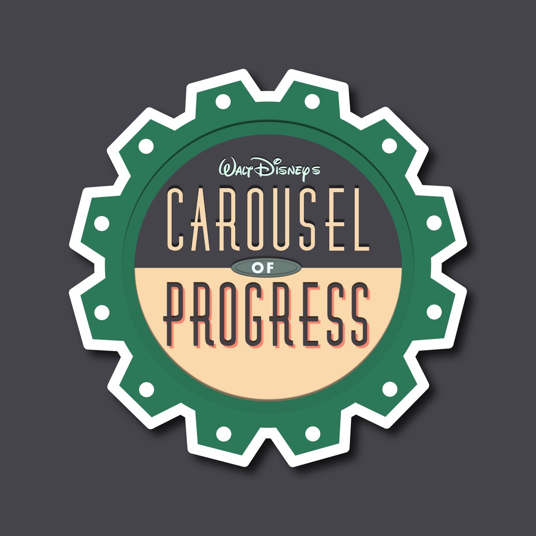 Walt Disney's Carousel of Progress Sticker, Magic Kingdom Sticker ...