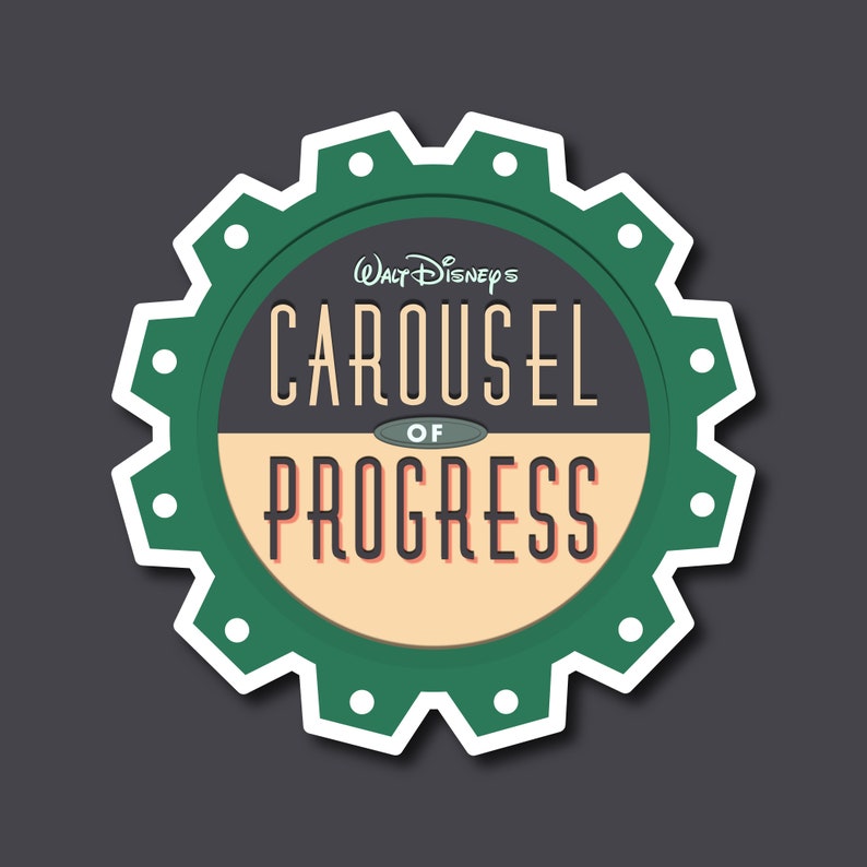 Walt Disney's Carousel of Progress Sticker Magic Kingdom - Etsy