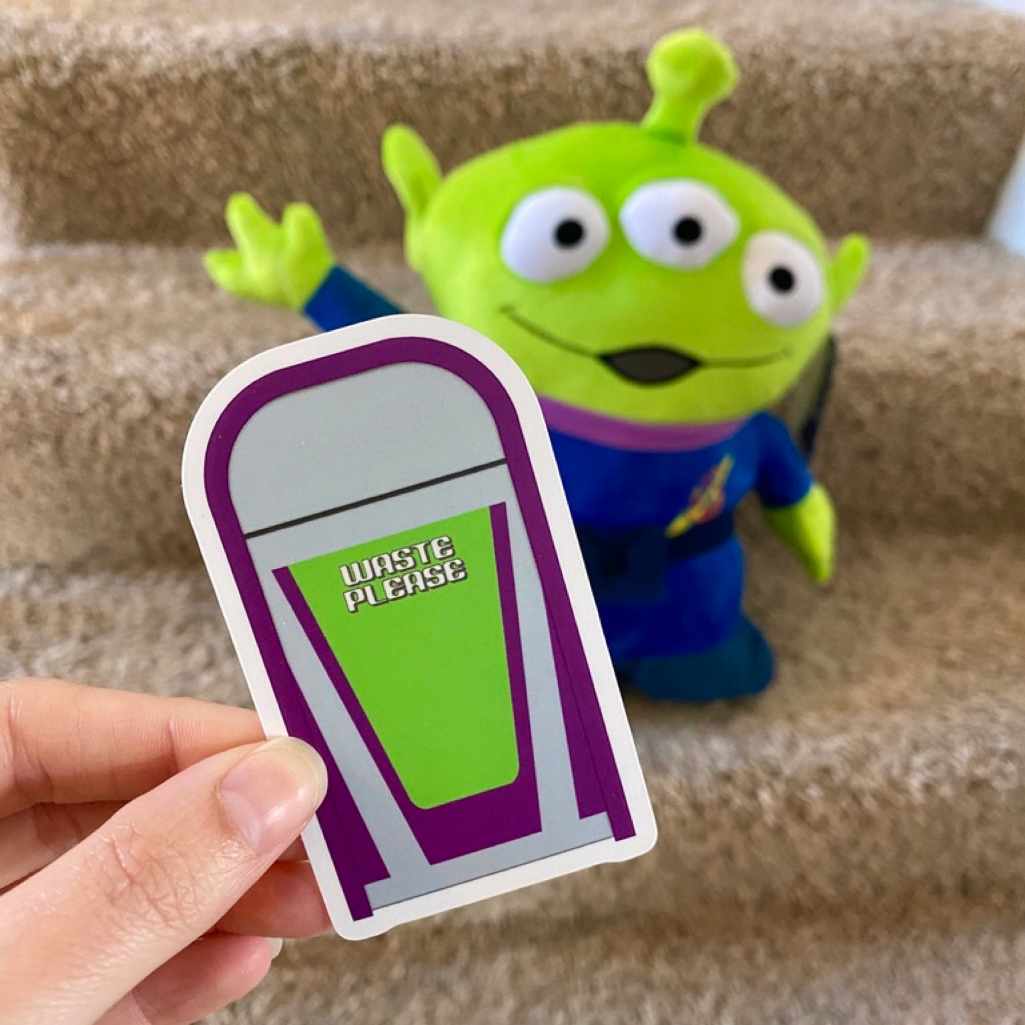 Toy Story Buzz Lightyear Trash Can Vinyl Sticker - Etsy